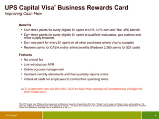 UPS Captial Overview | PPT