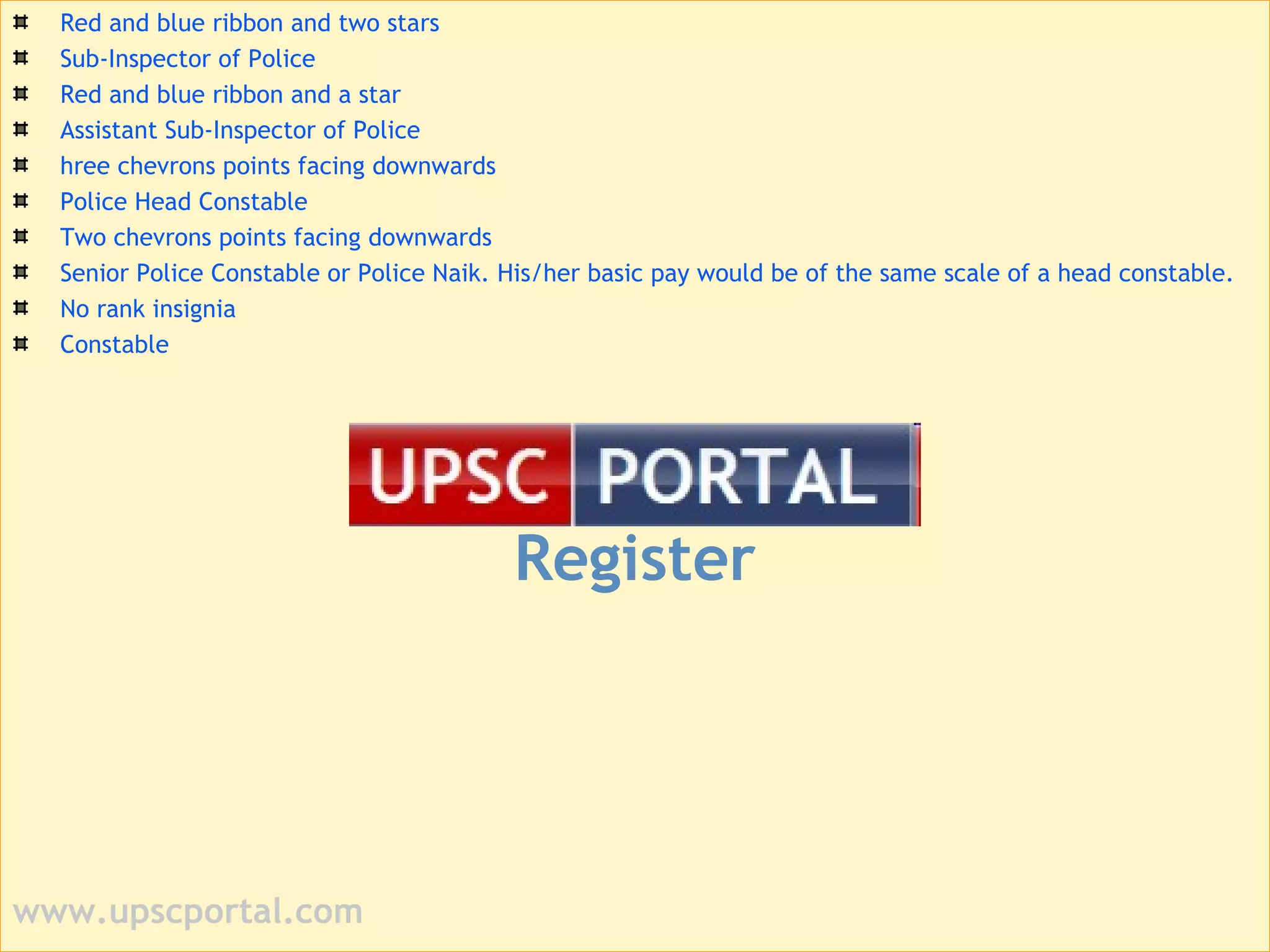 About : Indian Police Service (IPS) | PPT