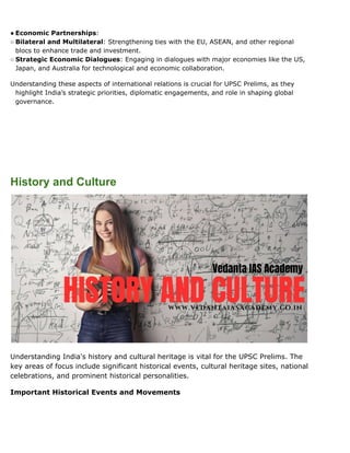 UPSC-Prelims Notes 2025 | Vedanta IAS Academy | PDF