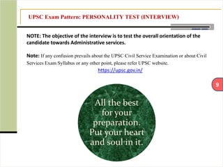 Upsc , CSE, IAS EXAM PATTERN | PDF