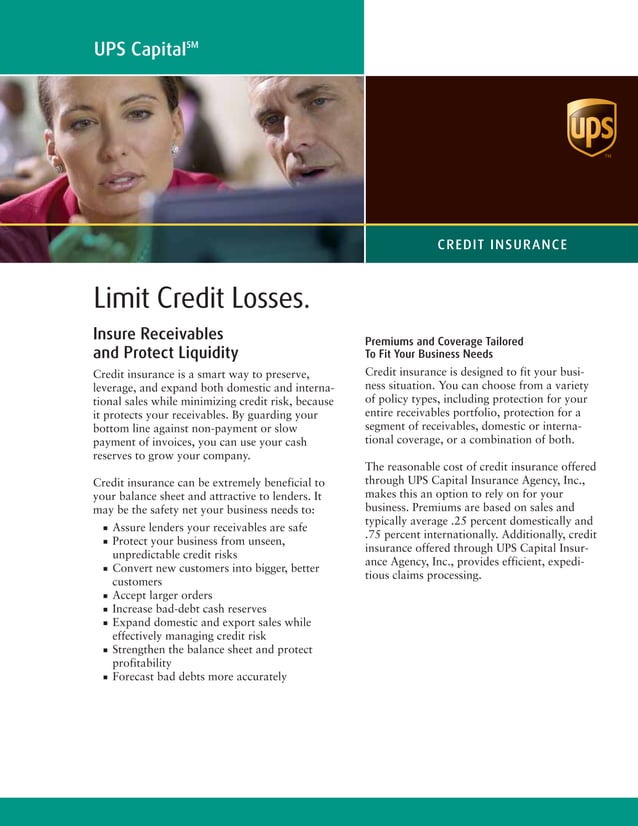 Ups Credit Insurance | PDF