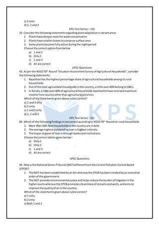 Upsc repeated questions | DOCX