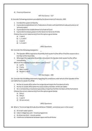 Upsc repeated questions | DOCX