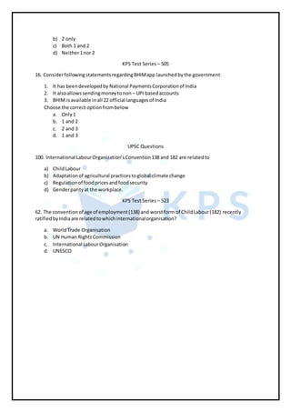 Upsc repeated questions | DOCX