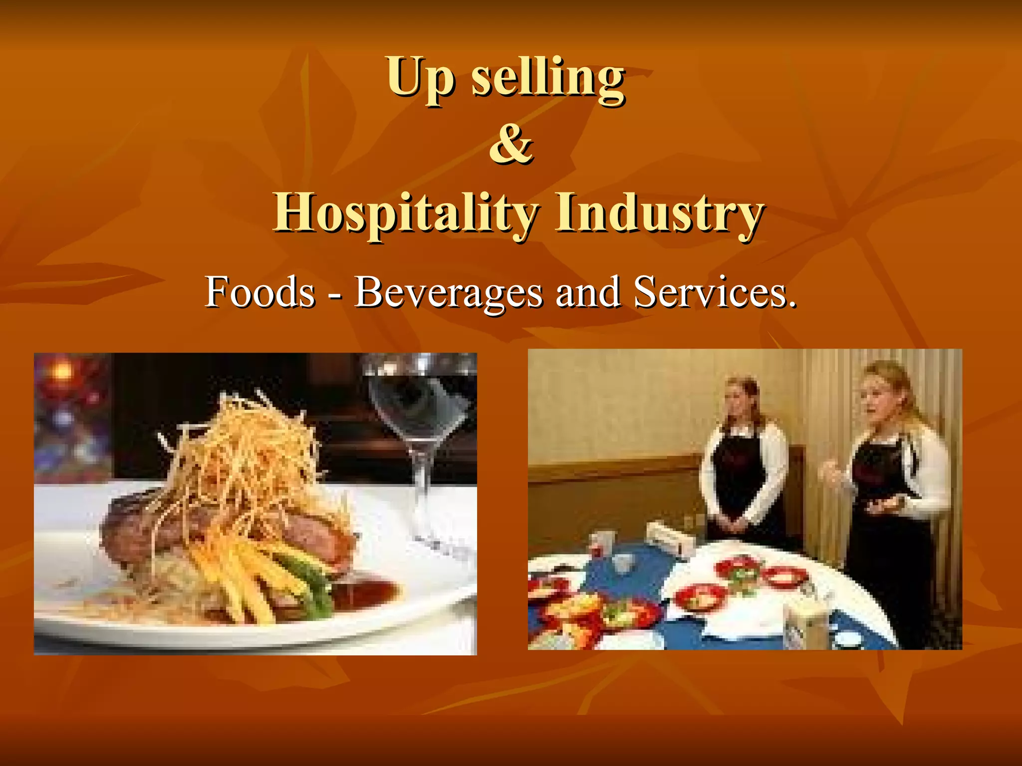 Up Selling-Restaurants | PPT