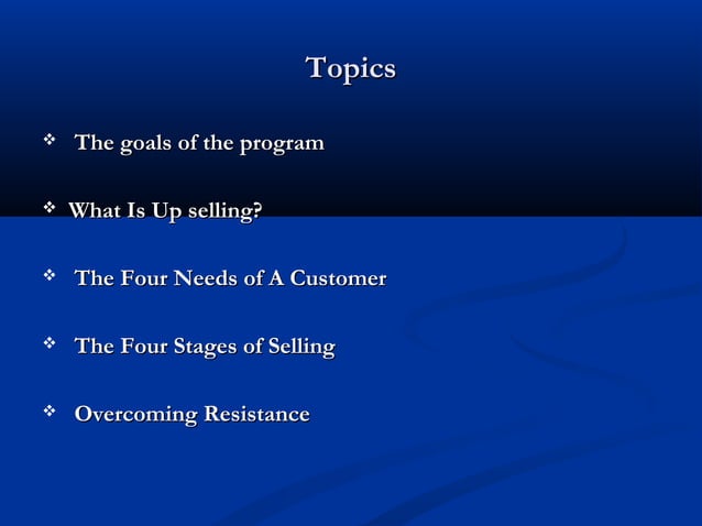 Upselling training | PPT