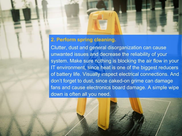 UPS battery backup health checklist | PPT | Business | Business and Finance