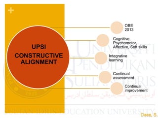 UPSI constructive alignment management 2014 | PPTX