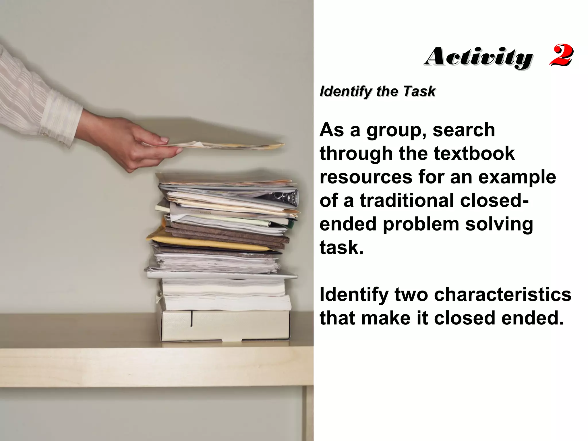 Upside-down Problem Solving | PPT