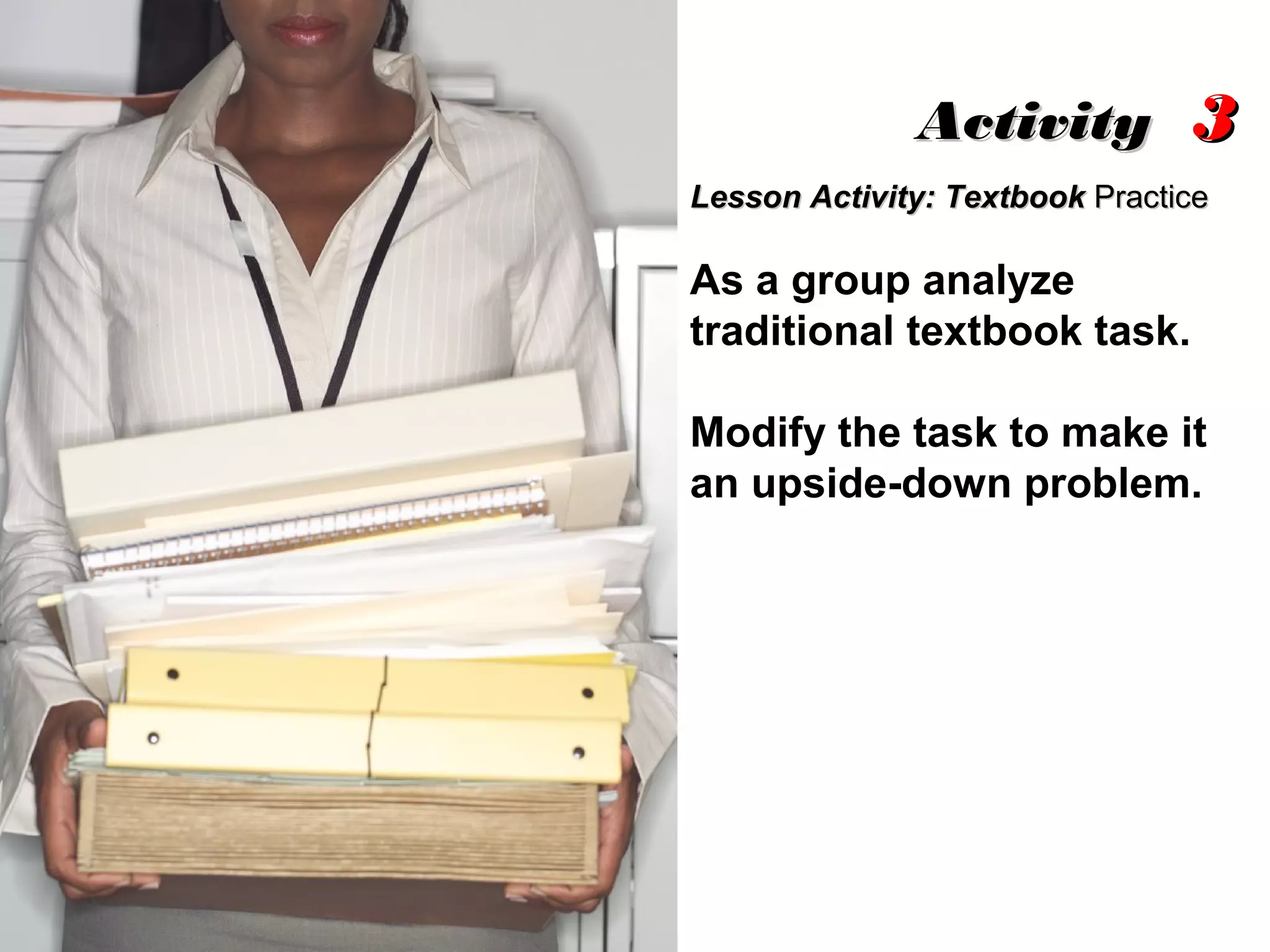 Upside-down Problem Solving | PPT