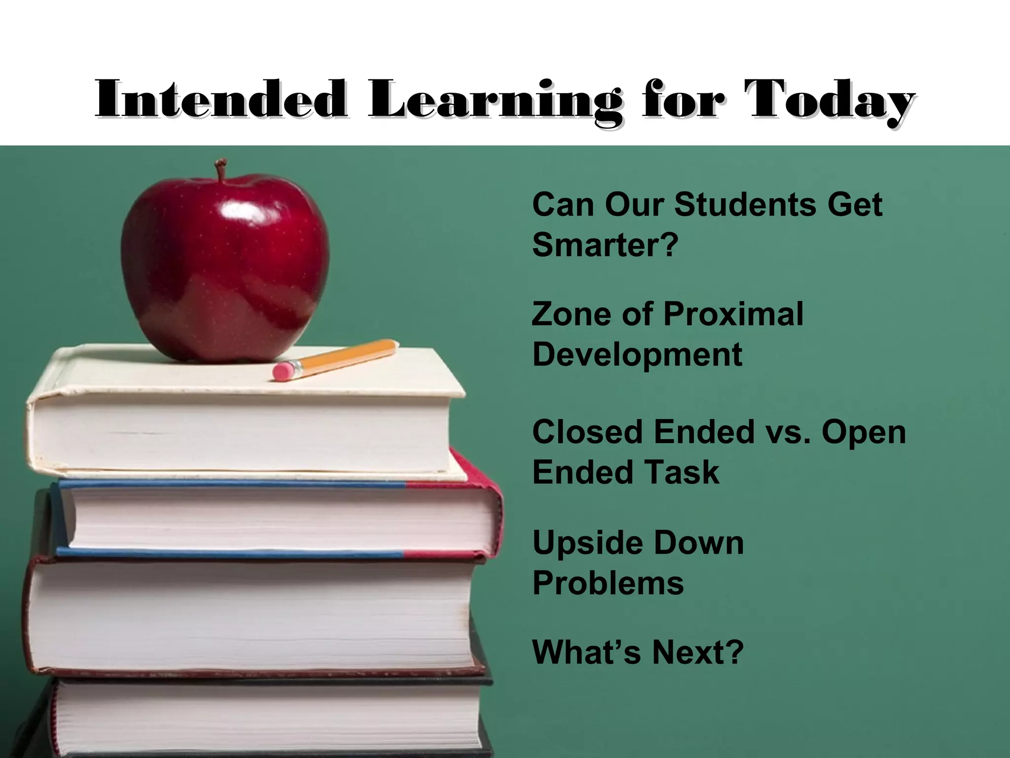 Upside-down Problem Solving | PPT