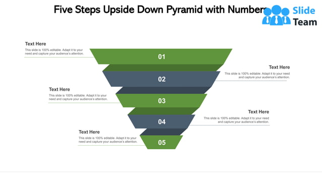 Upside Down Pyramid Infographic Success Hierarchy Customers Leadership ...