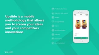 Sales deck design for mobile app Upsiide | PDF