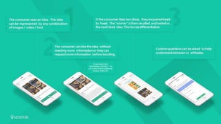 Sales deck design for mobile app Upsiide | PDF