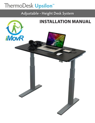 Upsilon Adjustable-Height Desk System Installation Manual | PDF