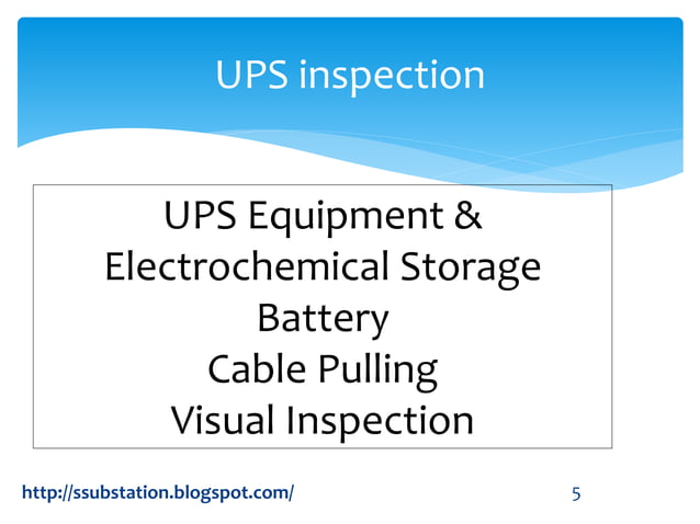 Ups installation & inspection | PPTX | Logistics | Business