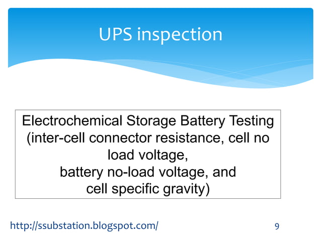 Ups installation & inspection | PPTX | Logistics | Business