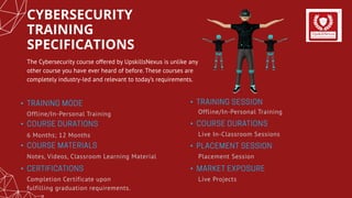 Mastering Cybersecurity Training Courses | PPT