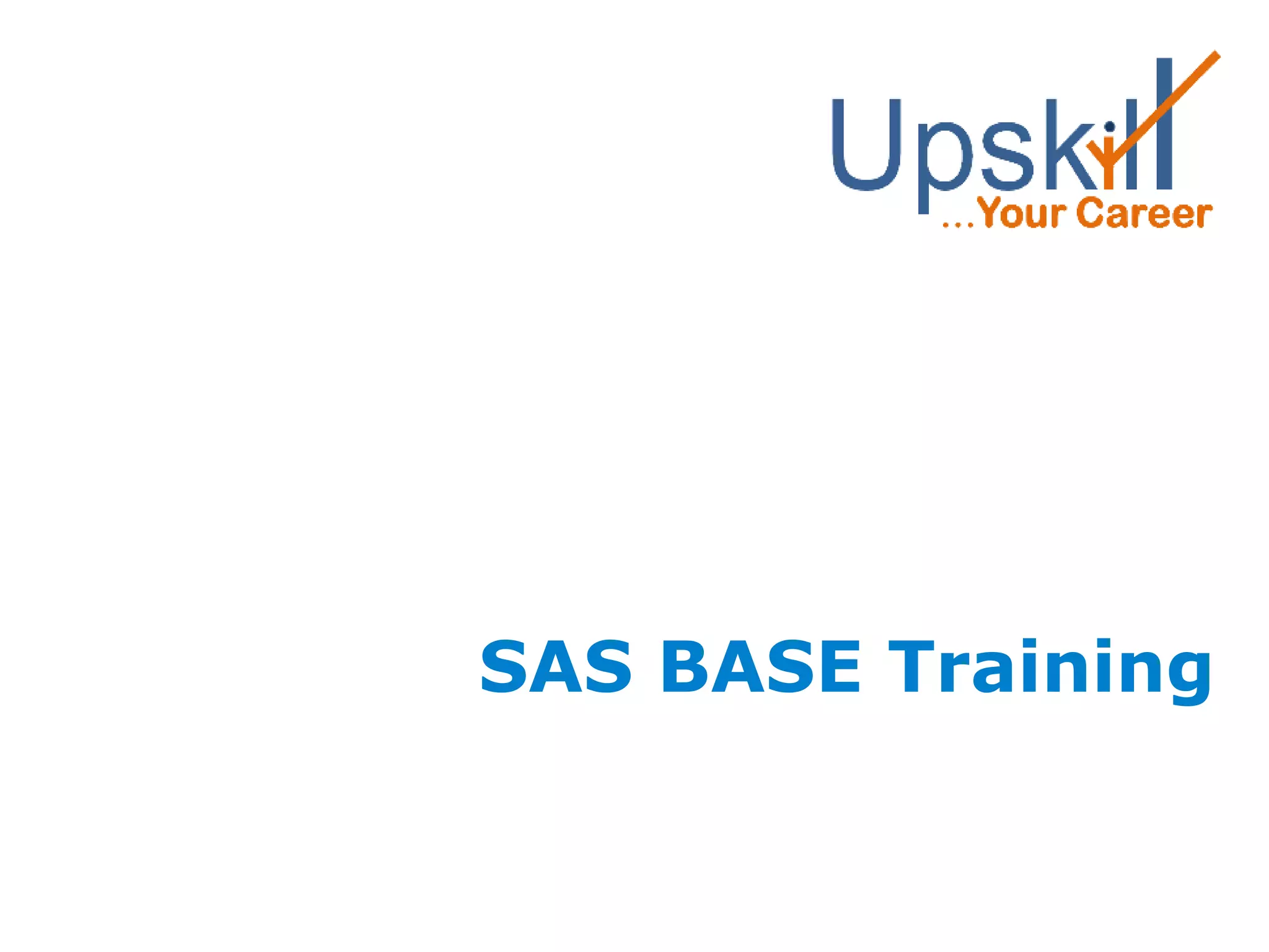 SAS Base Course contents | PDF