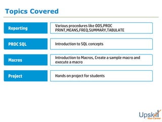 SAS Base Course contents | PDF