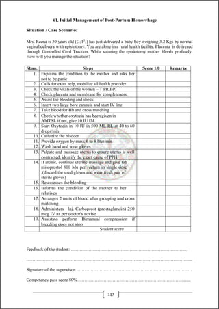 UPSMF OSCE CHECKLISTS - OBG nursing students (1).pdf
