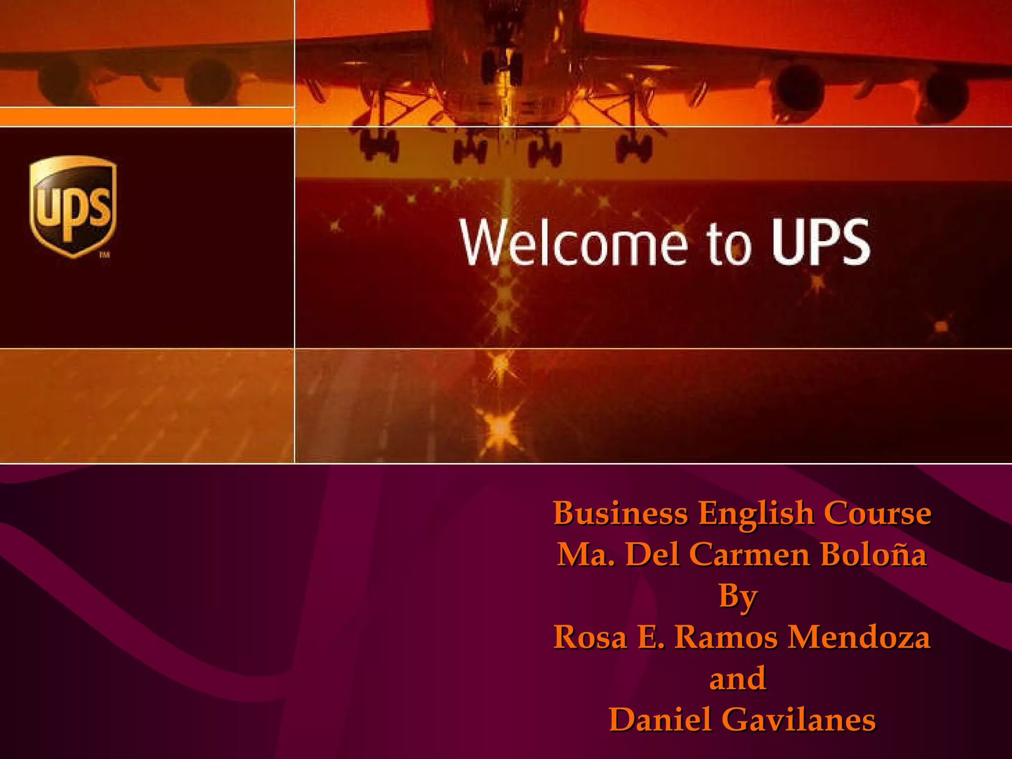 Ups presentation | PPT