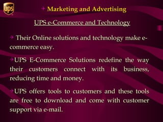 Ups presentation | PPT