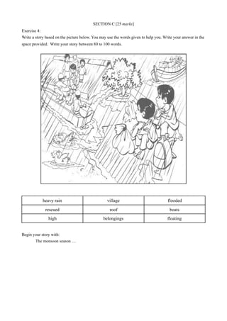 UPSR - English Paper 2 - Section C | PDF