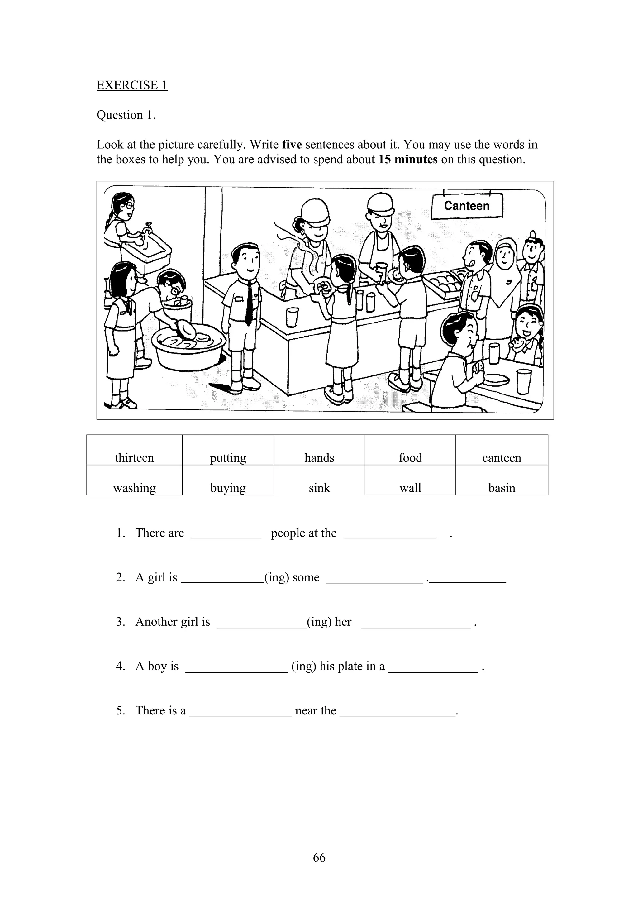 Upsr english paper 2 - section 1 - worksheets for weaker pupils | DOC