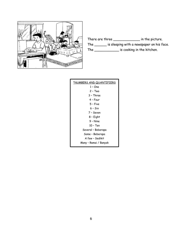 UPSR Pre-Writing Module 1 (Sentence Construction) | PDF | Food & Drink