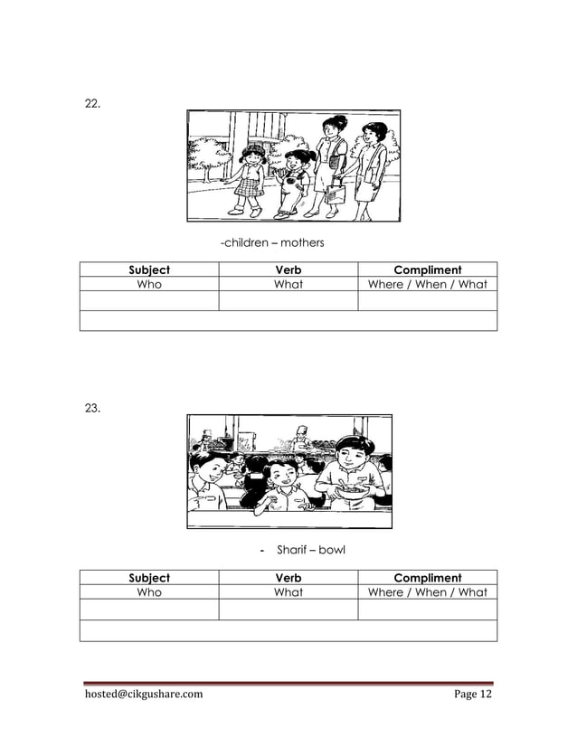 Upsr writing materials | PDF | Homework and Study | Education
