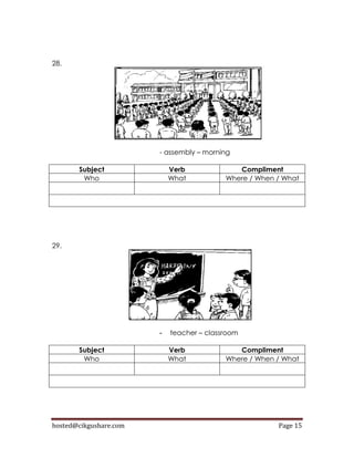 Upsr writing materials | PDF