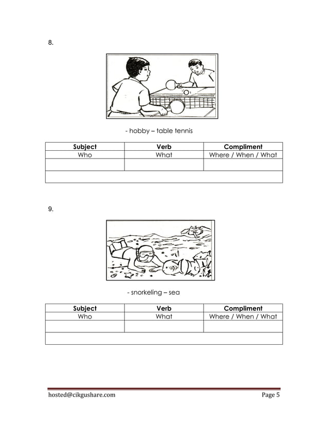 Upsr writing materials | PDF | Homework and Study | Education