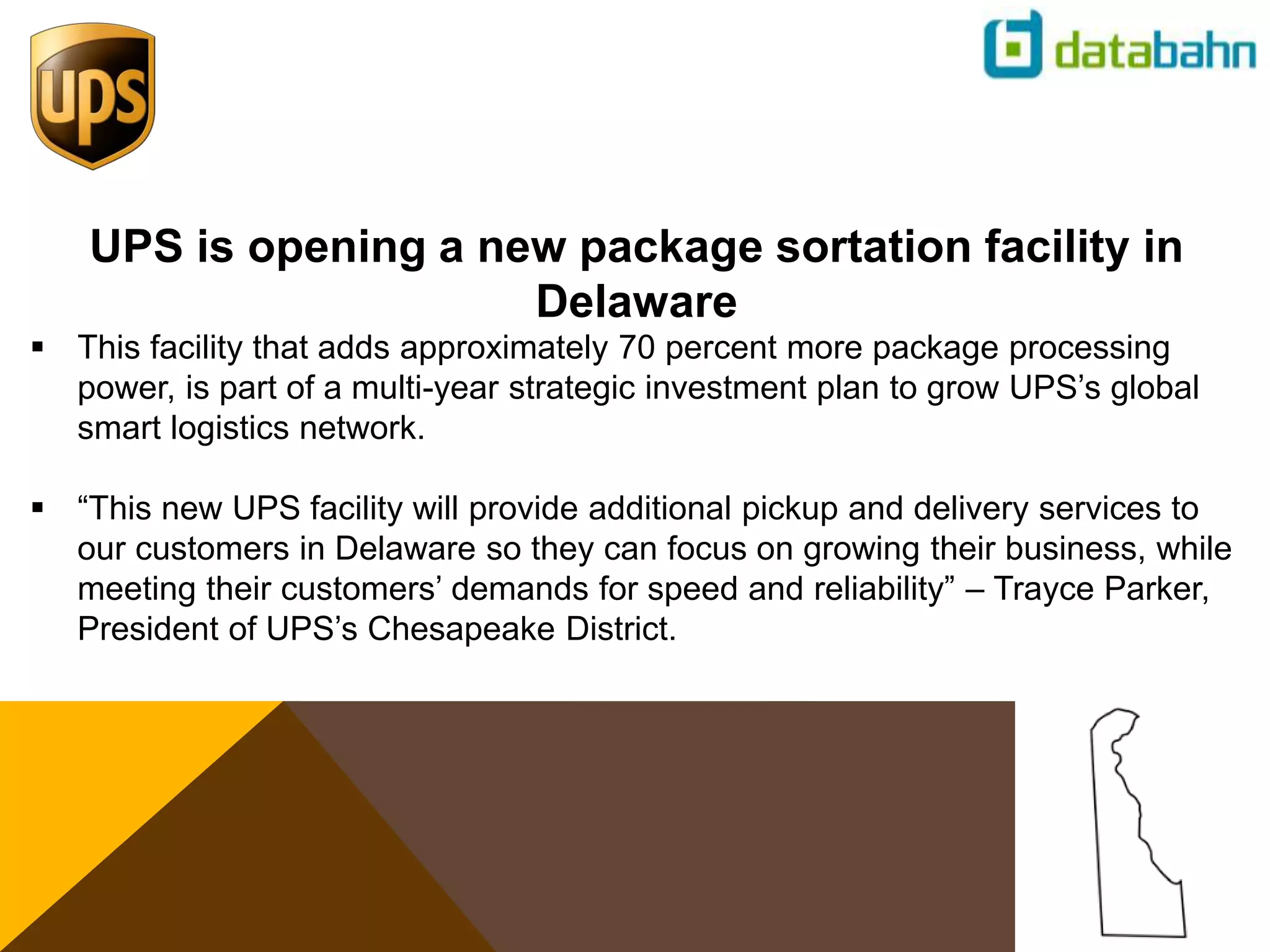 7 keys to open doors at UPS | PPT