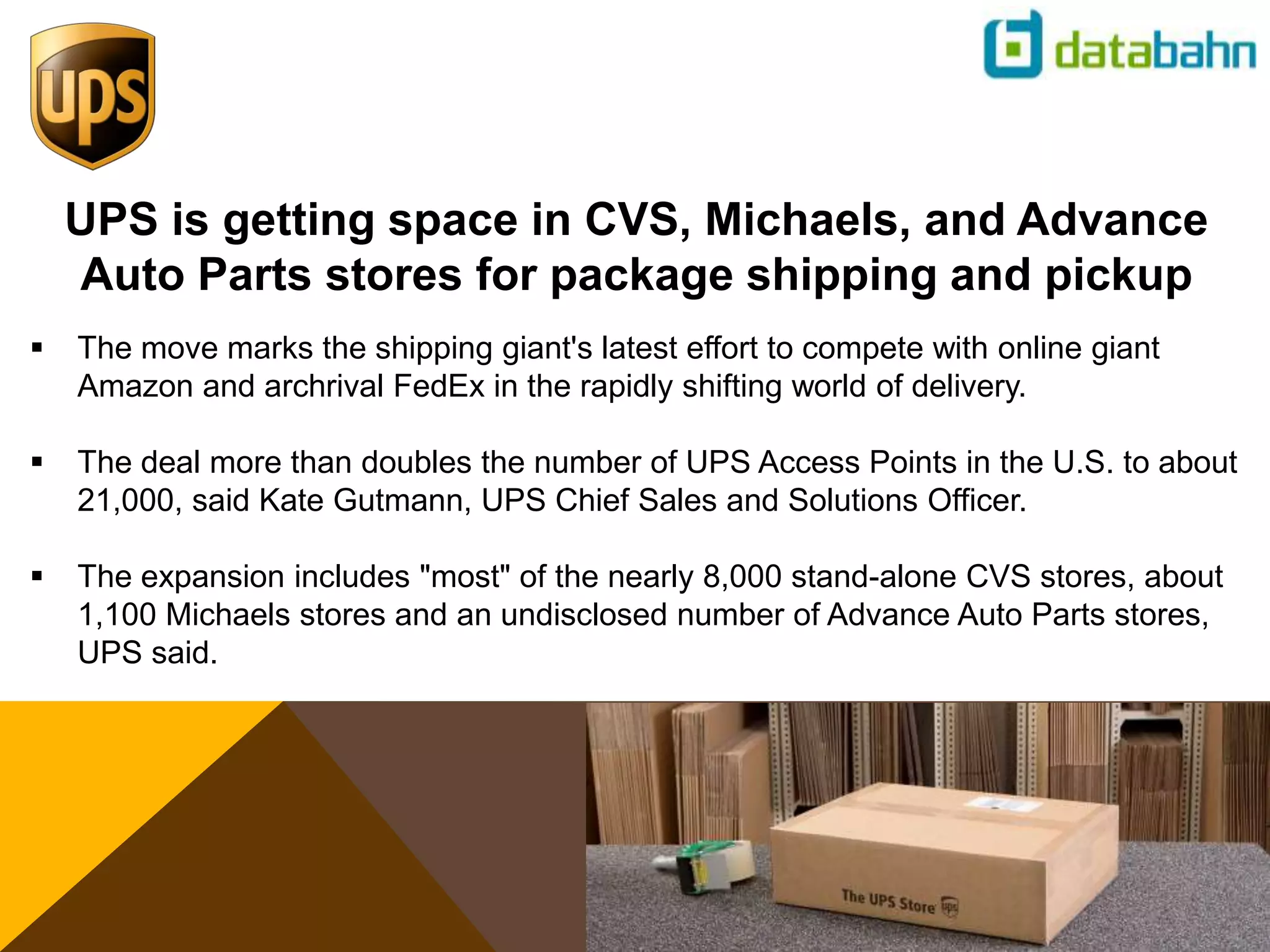 7 keys to open doors at UPS | PPT