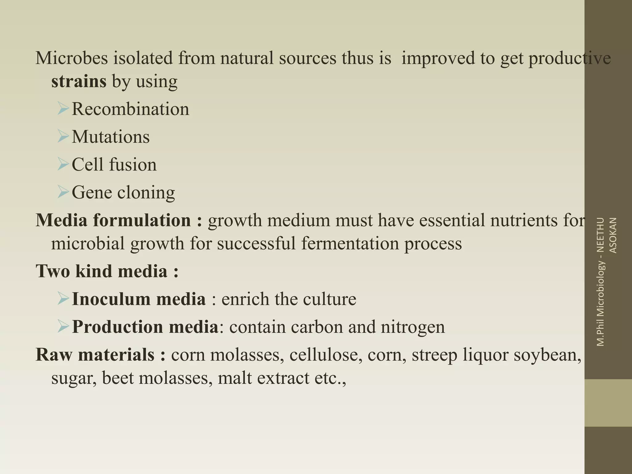 Upstream and down stream process | PPTX