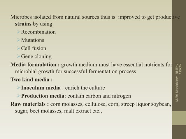 Upstream and down stream process | PPTX | Chemistry | Science