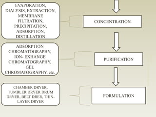 Upstream and down stream process | PPTX