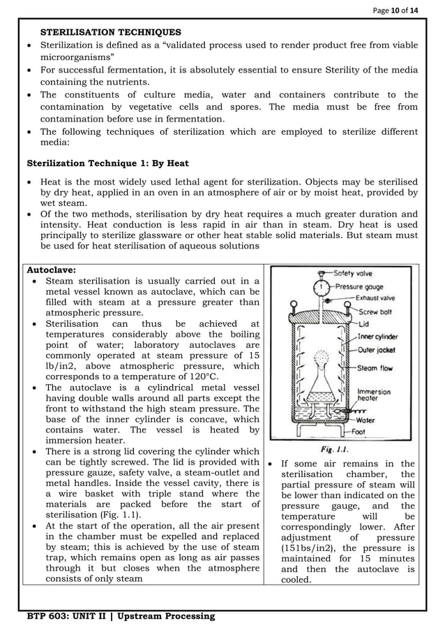 Upstream processing | PDF