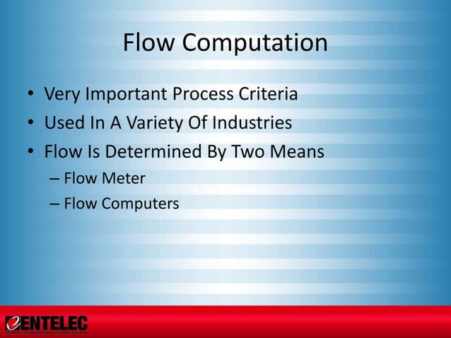 Upstream vs Pipeline Flow Computer | PPT