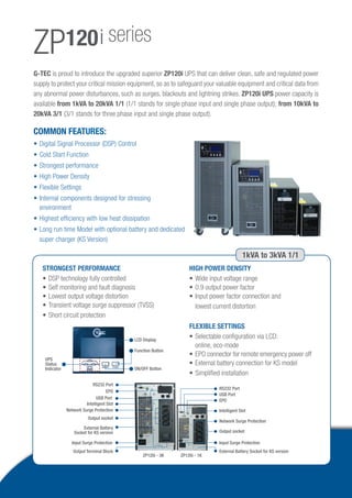 Bộ lưu điện ups gtec chính hãng Italia | PDF