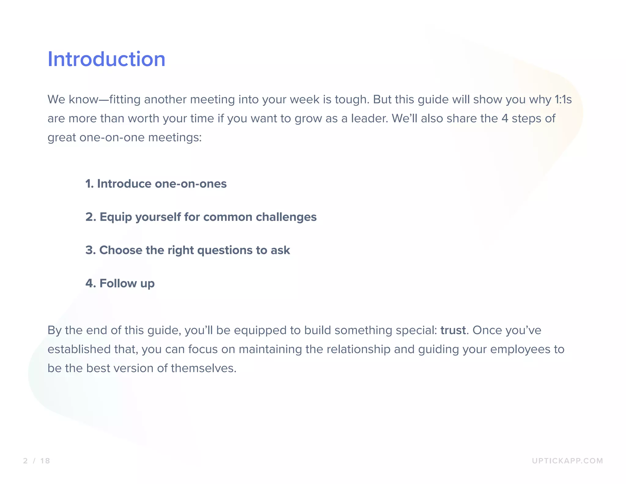 Guide to Successful 1:1's | PDF