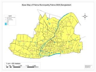 Base Map of Pabna Municipality,Bangladesh | PDF