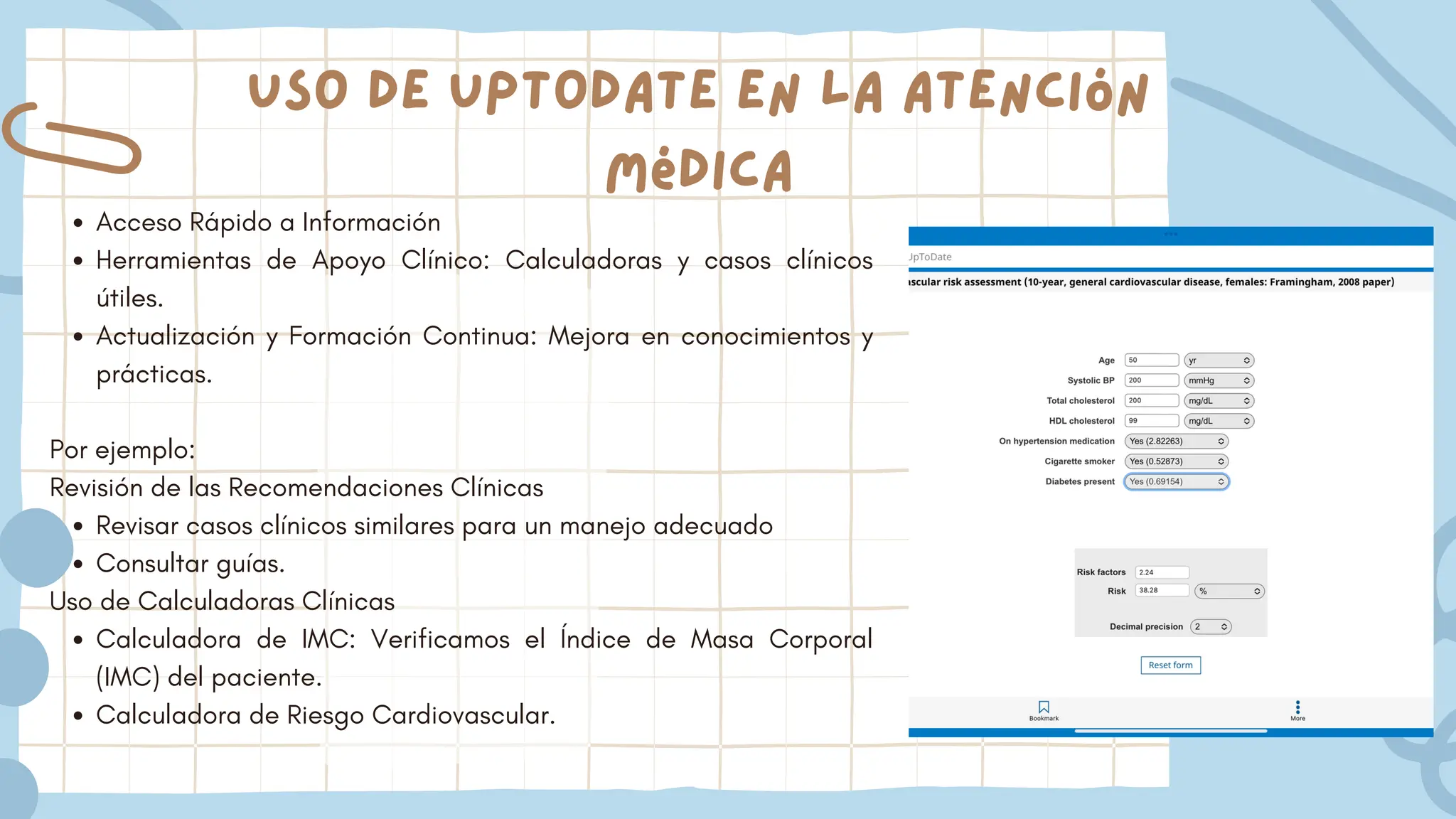 Guía rápida para el uso correcto de UpToDate | PPT