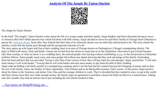 Upton Sinclair Dbq | PPT