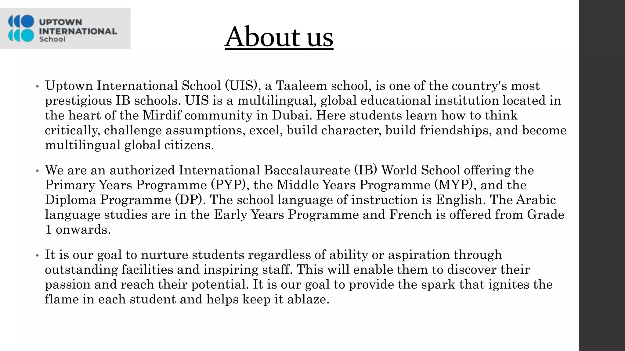Ib Curriculum | PPTX | Professional School | Postgraduate Education