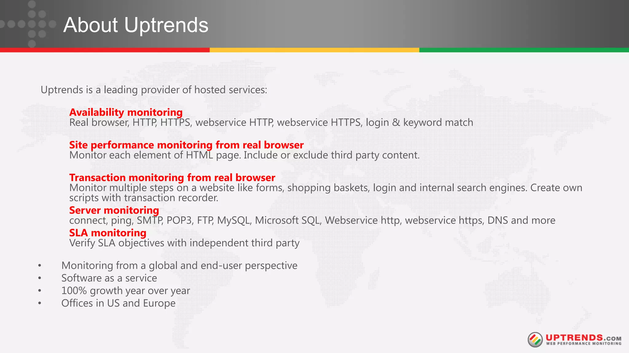 Uptrends corporate presentation_english | PDF