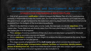Uttar Pradesh Urban Planning and Development Act- 1973 | PPTX