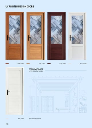 Latest UPVC Door Designs for Bathrooms & Toilets | Modern, Waterproof ...