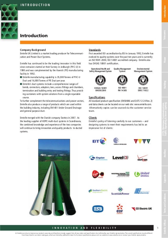 PE Cable Ducts Sub Ducts HDPE Cable Ducts Ducting Emtelle PE Cable ...